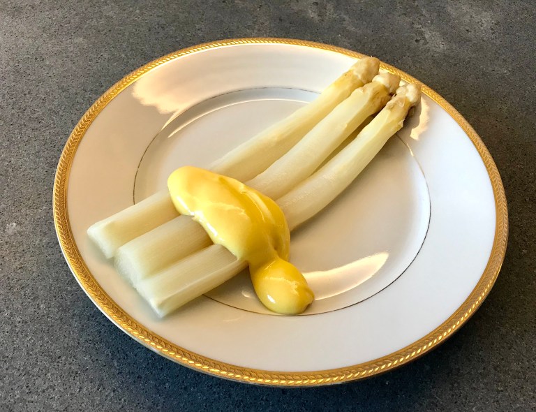 Asparagus with Kimizu – Cook and Drink