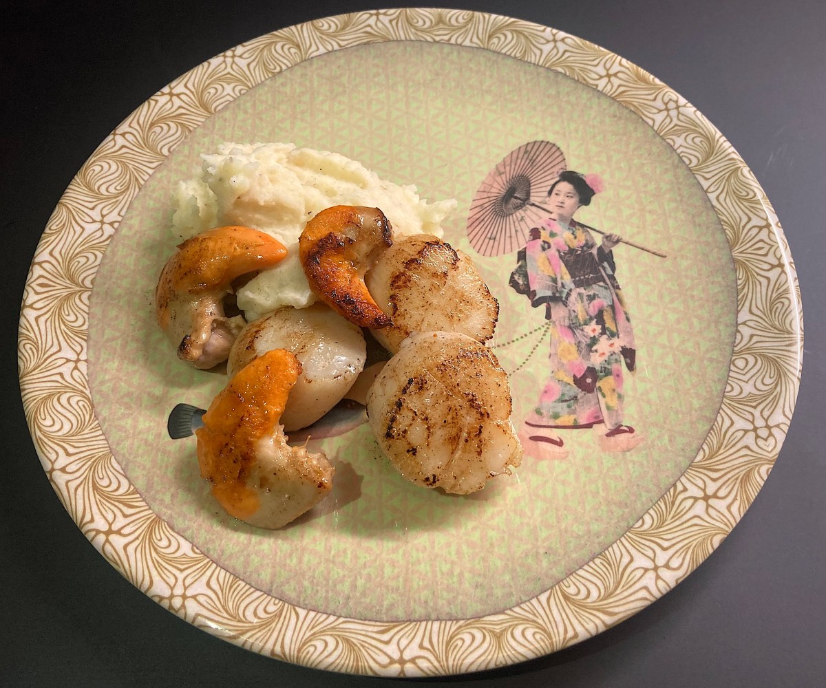 Scallops with Roe – Cook and Drink